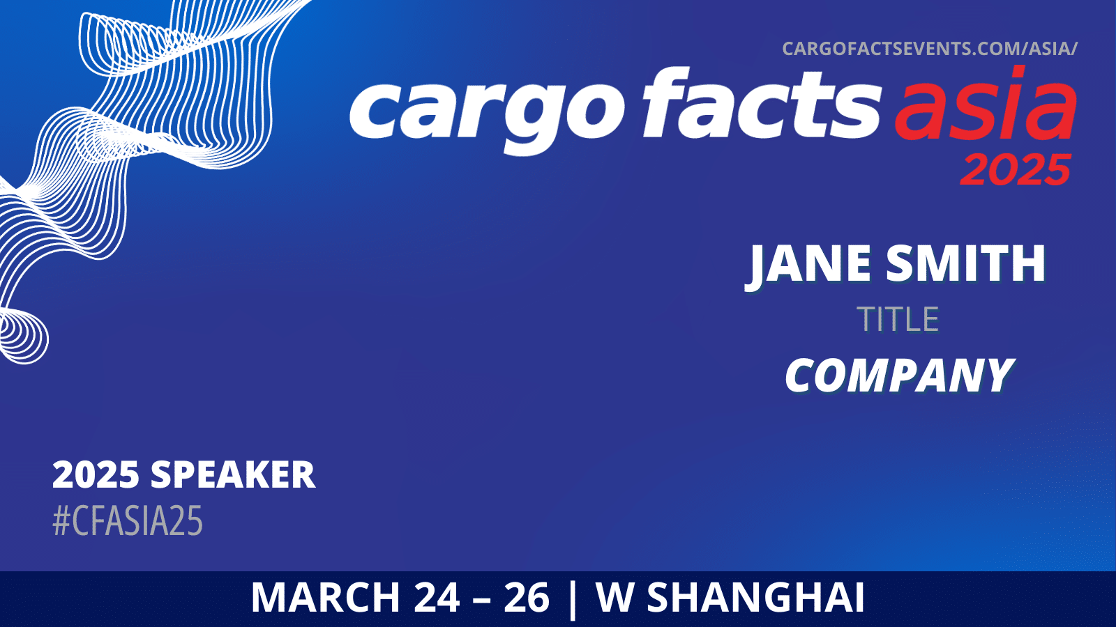 Asia Speakers - Cargo Facts Events